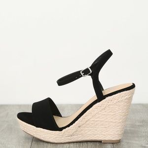 Delicious | Shoes | New Sz Open Toe Espadrille Wedge Platform Sandal ...